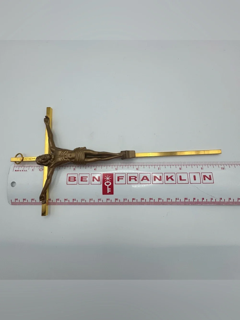 Accents | Vintage Mid Century Modern Crucifix Wall Cross Corpus Cross ...